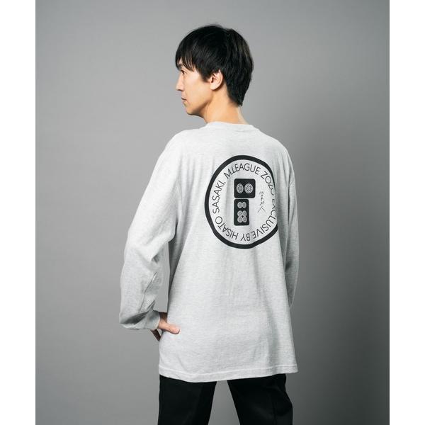 ZOZO問い合わせ番号:106056101ショップ:ZOZOMESSE，ゾゾメッセブランド:M.LEAGUE，エムリーグ商品名:【佐々木寿人選手 デザイン監修】Tの字 L/S TEE (Tの字 ロンT)カテゴリ:トップス>Tシャツ/カ...