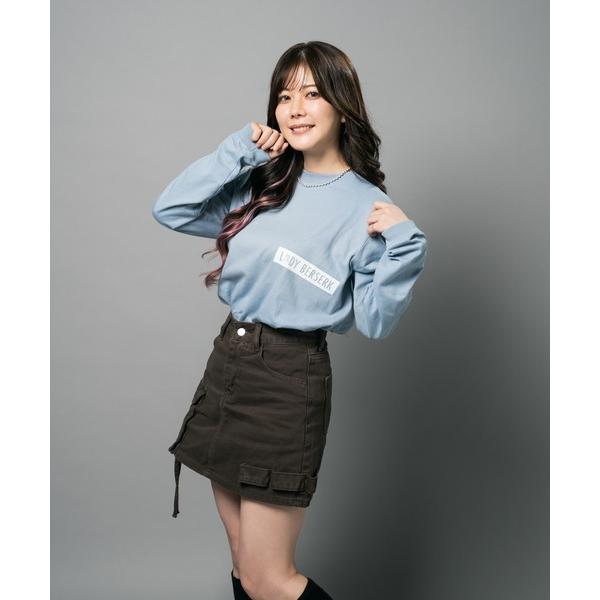 ZOZO問い合わせ番号:106056103ショップ:ZOZOMESSE，ゾゾメッセブランド:M.LEAGUE，エムリーグ商品名:【高宮まり選手 デザイン監修】1Bamboo of Berserk L/S TEE (レディベルセルク ロンT)...