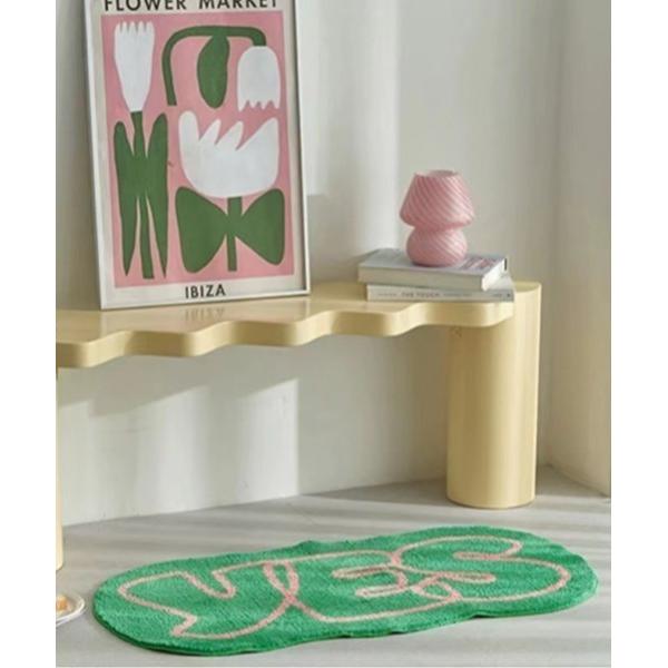 ZOZO問い合わせ番号:106056461ショップ:Fun &amp; Daily，ファンアンドデイリーブランド:Fun &amp; Daily，ファンアンドデイリー商品名:F＆D : ”Yes”ロゴフロアマットカテゴリ:インテリア>...