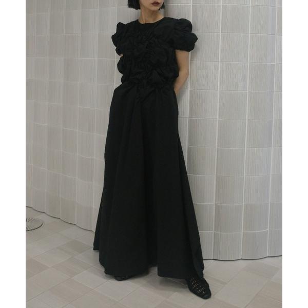 ZOZO問い合わせ番号:106056554ショップ:AMERI VINTAGE，アメリビンテージブランド:Ameri，アメリ商品名:BUMPY GATHER FLARE DRESSカテゴリ:ワンピース/ドレス>ワンピースブランド品番:...