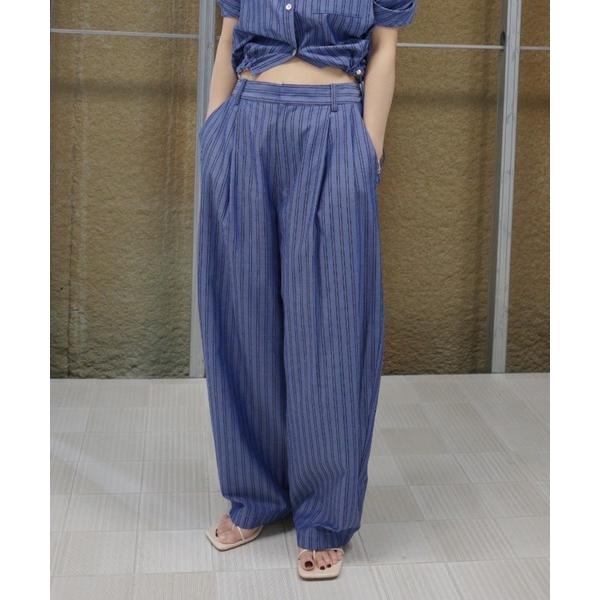 ZOZO問い合わせ番号:106056733ショップ:AMERI VINTAGE，アメリビンテージブランド:Ameri，アメリ商品名:MULTI STRIPE EGG PANTSカテゴリ:パンツ>その他パンツブランド品番:0126108...