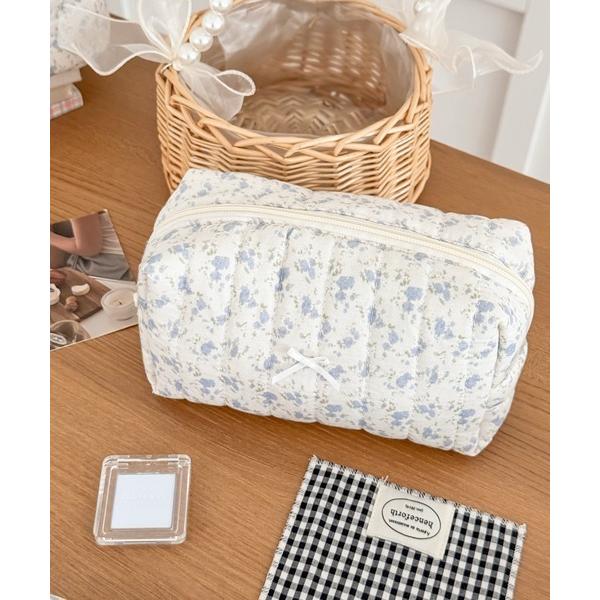 『タイムセール実施中』ZOZO問い合わせ番号:106056997ショップ:CERCA，チェルカブランド:Pochi Pouch，ポチポーチ商品名:Pochi Pouch/【フラワーキルティング】ミニリボンポーチ / ヴィンテージライク・マル...