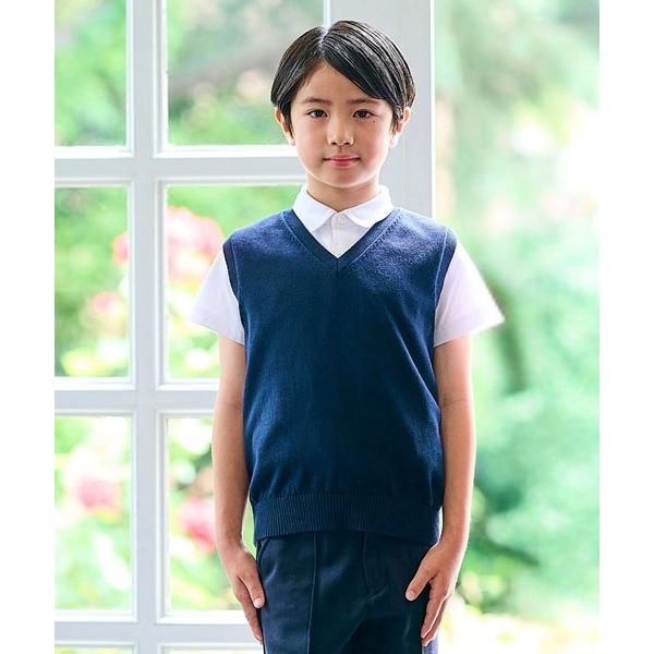 ZOZO問い合わせ番号:106057733ショップ:CHOPIN，ショパンブランド:CHOPIN，ショパン商品名:【 お受験 冠婚葬祭 】Vネックコットンベスト（90〜130cm）カテゴリ:トップス>ベストブランド品番:8697-54...