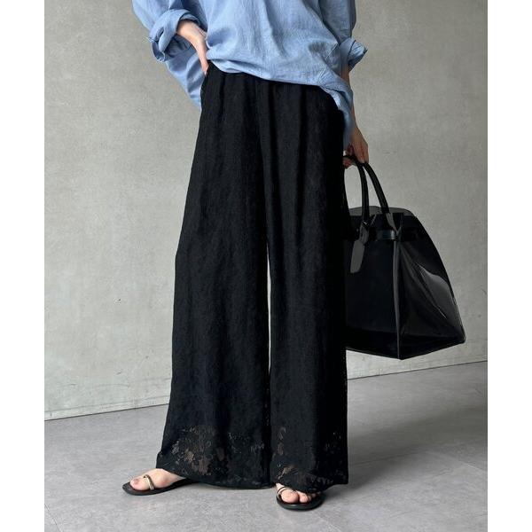 ZOZO問い合わせ番号:106057897ショップ:DouDou，ドゥドゥブランド:DouDou，ドゥドゥ商品名:【WEB限定】フラワーエンブロイダリーイージーパンツカテゴリ:パンツ>その他パンツブランド品番:DDZ1061202A0...