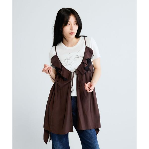 ZOZO問い合わせ番号:106058063ショップ:JEANASIS，ジーナシスブランド:JEANASIS，ジーナシス商品名:2WAYイレヘムキャミチュニック/672062カテゴリ:ワンピース/ドレス>チュニックブランド品番:6720...