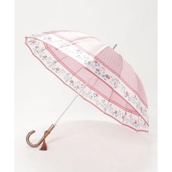 ZOZO問い合わせ番号:106058497ショップ:GARDENS L.E.D.，ガーデンズ エルイーディーブランド:RAMUDA，ラムダ，L.E.D.BITES，エルイーディーバイツ商品名:16本骨　切り替え小花柄ダイヤ　タッセル付き　ジ...