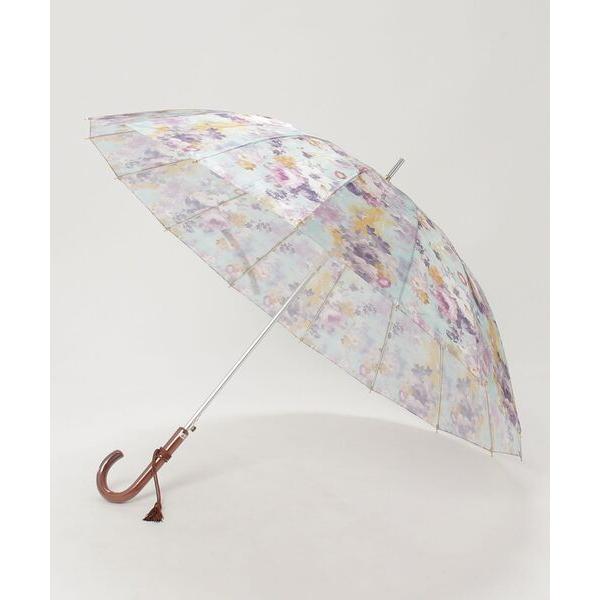 ZOZO問い合わせ番号:106058498ショップ:GARDENS L.E.D.，ガーデンズ エルイーディーブランド:RAMUDA，ラムダ，L.E.D.BITES，エルイーディーバイツ商品名:16本骨　切り替え花柄　タッセル付き　ジャンプ傘...