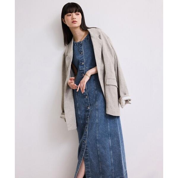 ZOZO問い合わせ番号:106058539ショップ:ADAM ET ROPE'，アダムエロペブランド:ADAM ET ROPE'，アダムエロペ商品名:【WEB限定】ライトデニムスリーブレスワンピースカテゴリ:ワンピース/ドレス>ワンピ...