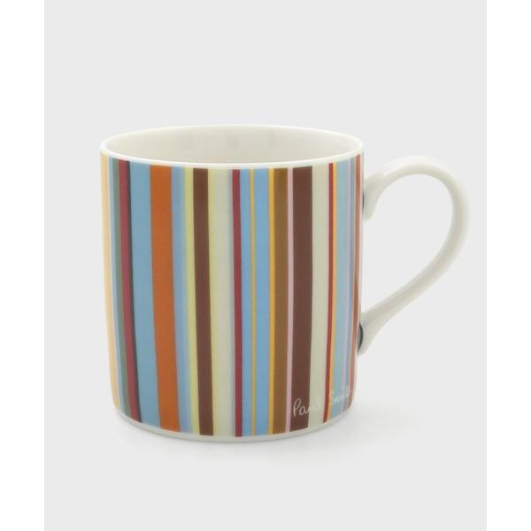 ZOZO問い合わせ番号:106058931ショップ:Paul Smith，ポール・スミスブランド:Paul Smith，ポールスミス商品名:シグネチャーストライプ マグカップ【553967 60】カテゴリ:食器/キッチン>グラス/マグ...