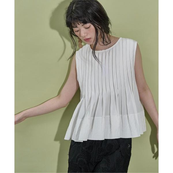 ZOZO問い合わせ番号:106059134ショップ:Auntie Rosa，アンティローザブランド:THE YOn，ザヨン商品名:プリーツフレアノースリブラウスカテゴリ:トップス>シャツ/ブラウスブランド品番:TY00000489素材...