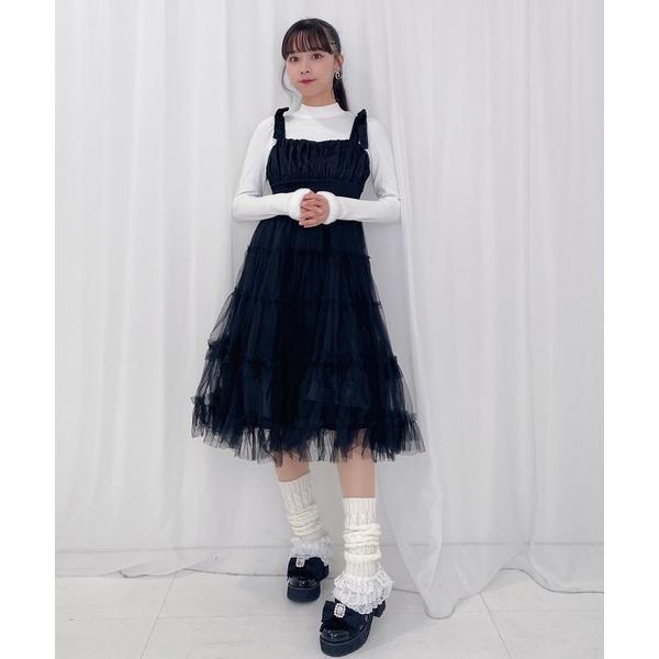 参考価格：16，500円発売時期：2023年12月コンディション：B（目立つ使用感なし）使用感が少ない、または気にならないアイテム前身頃：汚れ参考商品名：チュールジャンパースカートセット参考品番：HC234OP1239【商品に関する注意事項...