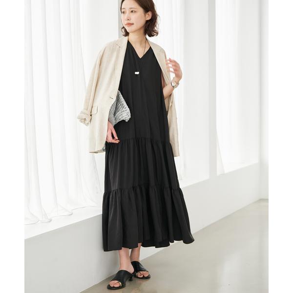 ZOZO問い合わせ番号:106094467ショップ:IENA，イエナブランド:SLOBE IENA，スローブイエナ商品名:《WEB限定/》ティアードワンピースカテゴリ:ワンピース/ドレス>ワンピースブランド品番:26040912410...