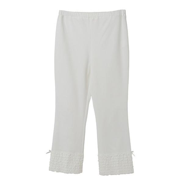 ※このアイテムは返品・交換対象外商品です。ZOZO問い合わせ番号:106094493ショップ:PINK HOUSE，ピンクハウスブランド:PINK HOUSE，ピンクハウス商品名:裾ローンフリル使いレギンスカテゴリ:レッグウェア>レギ...