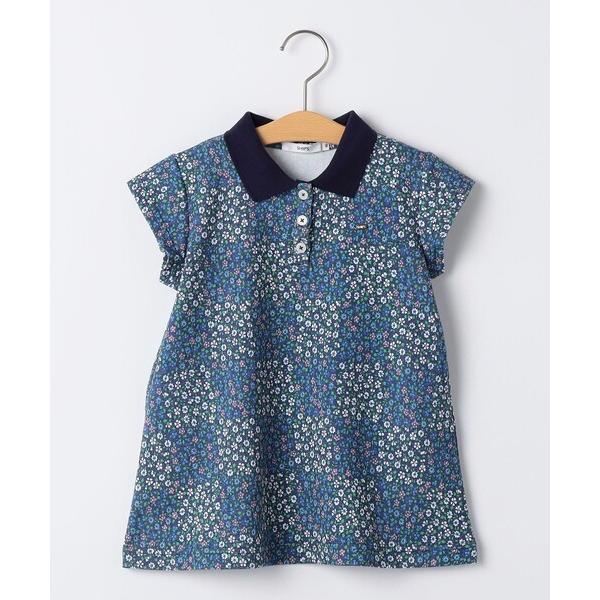 ZOZO問い合わせ番号:106095268ショップ:SHIPS KIDS，シップス キッズブランド:SHIPS，シップス商品名:SHIPS KIDS:80〜90cm / フラワー ポロシャツ ワンピースカテゴリ:ワンピース/ドレス>ワ...