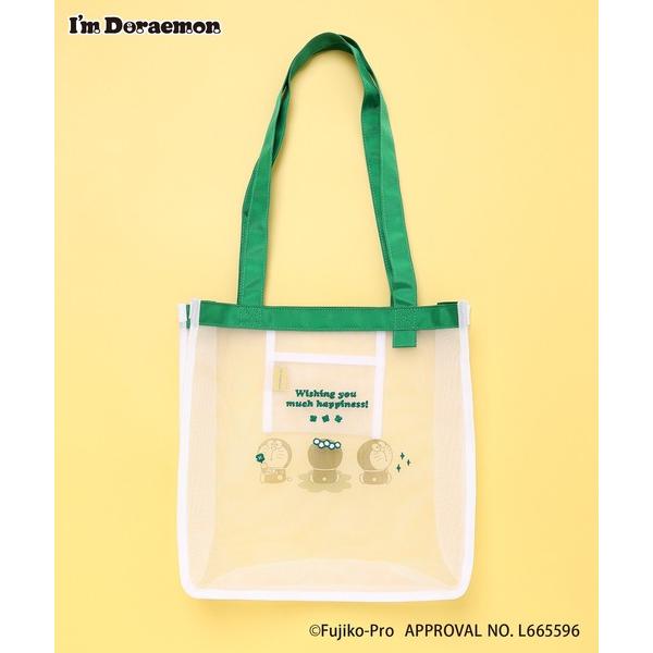 ZOZO問い合わせ番号:106096003ショップ:Flowering，フラワーリングブランド:Flowering，フラワーリング商品名:I’M DORAEMON/メッシュトートバッグカテゴリ:バッグ>トートバッグブランド品番:LDR...