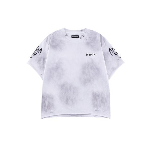 ZOZO問い合わせ番号:106096422ショップ:SUPPLIER，サプライヤーブランド:SUPPLIER，サプライヤー商品名:Tシャツ｜Distressed Pierced Tee V2｜SUPPLIERカテゴリ:トップス>Tシャ...