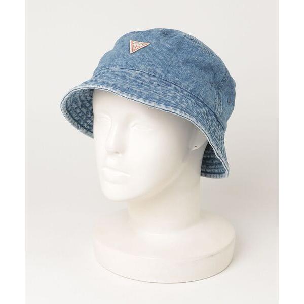 ZOZO問い合わせ番号:106096467ショップ:GUESS，ゲスブランド:Guess，ゲス商品名:UNI Denim Bucket Hat 帽子 バケットハット バケハカテゴリ:帽子>ハットブランド品番:MQ1A1063素材:綿1...