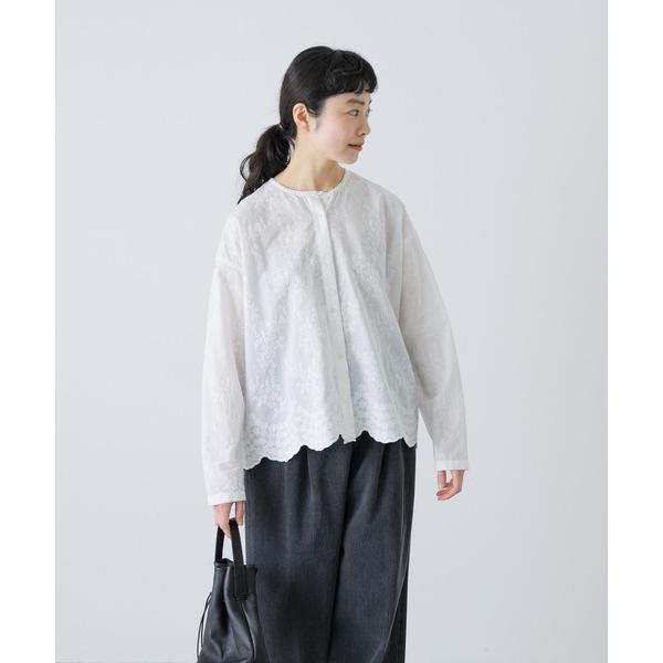 ZOZO問い合わせ番号:106097429ショップ:かぐれ，かぐれブランド:かぐれ，カグレ商品名:エンブロイダリーブラウウスカテゴリ:トップス>シャツ/ブラウスブランド品番:GA26230-2030124素材:基布 : 綿100%  ...