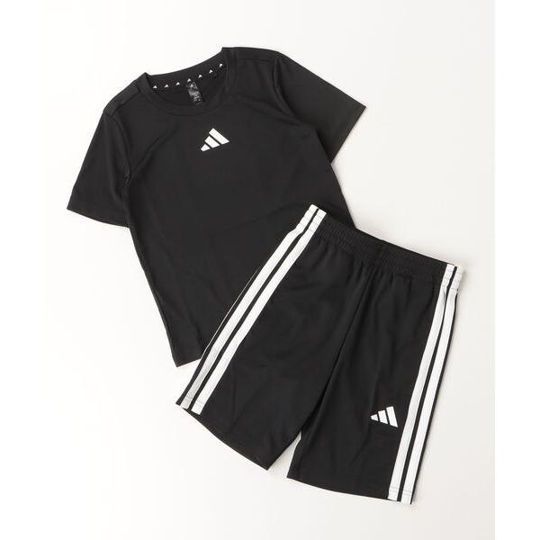 ZOZO問い合わせ番号:106097607ショップ:アルペンZOZOTOWN店，アルペンゾゾタウンテンブランド:adidas，アディダス商品名:アディダス adidas トレイン エッセンシャルズ スリーストライプス 半袖Tシャツセット キ...