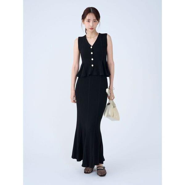 ZOZO問い合わせ番号:106098842ショップ:LAGUNAMOON，ラグナムーンブランド:LAGUNAMOON，ラグナムーン商品名:マーメイドリブニットスカートカテゴリ:スカート>スカートブランド品番:032640801101素...