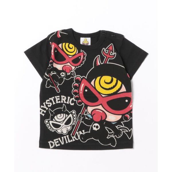 ZOZO問い合わせ番号:106099070ショップ:HYSTERIC MINI，ヒステリックミニブランド:HYSTERIC MINI，ヒステリックミニ商品名:トコトコ DEVILKIN 半袖Tシャツカテゴリ:トップス>Tシャツ/カット...