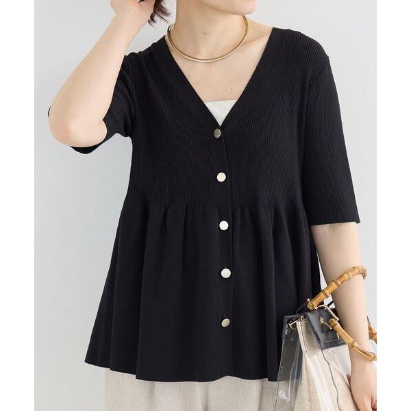 ZOZO問い合わせ番号:106099128ショップ:le.coeur blanc，ルクールブランブランド:le.coeur blanc，ルクールブラン商品名:TORRAZZO DONNA別注フレアラインリブニットカテゴリ:トップス>ニ...