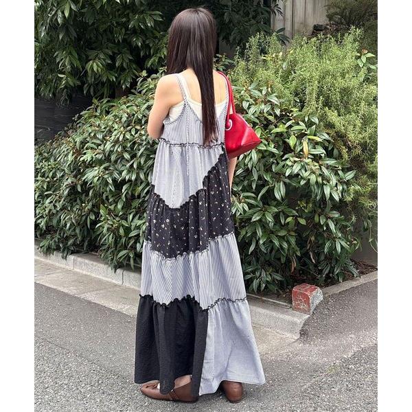 ZOZO問い合わせ番号:106099170ショップ:CIAOPANIC，チャオパニックブランド:CIAOPANIC，チャオパニック商品名:アソート柄パッチワークロングキャミワンピースカテゴリ:ワンピース/ドレス>ワンピースブランド品番...