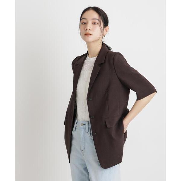 ZOZO問い合わせ番号:106099264ショップ:NANO universe，ナノユニバースブランド:NANO universe，ナノユニバース商品名:メランジドライ ハーフスリーブシングルジャケット(セットアップ可)カテゴリ:ジャケット...