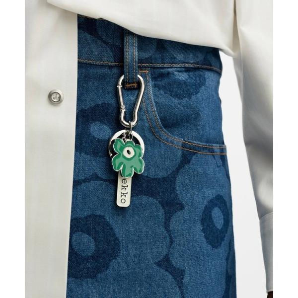 ZOZO問い合わせ番号:106099623ショップ:marimekko，マリメッコブランド:marimekko，マリメッコ商品名:【ZOZO限定カラー / グリーン】【kioski】Puhallus Unikko / key chainカテ...