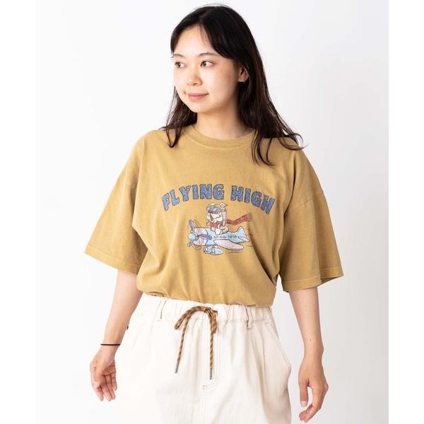 ZOZO問い合わせ番号:106099659ショップ:gym master，ジムマスターブランド:gym master，ジムマスター商品名:6.2oz ピグメントFLYING HIGH ビッグTEEカテゴリ:トップス>Tシャツ/カットソ...