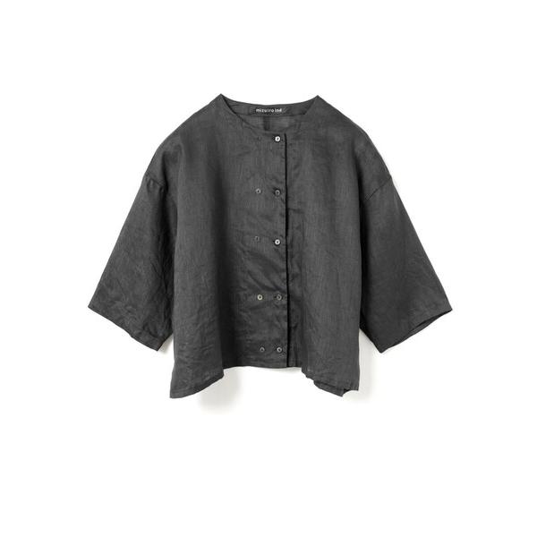 ZOZO問い合わせ番号:106099809ショップ:MARcourt，マーコートブランド:mizuiroind，ミズイロインド商品名:mizuiro ind リネンダブルクルーネックシャツカテゴリ:トップス>シャツ/ブラウスブランド品...