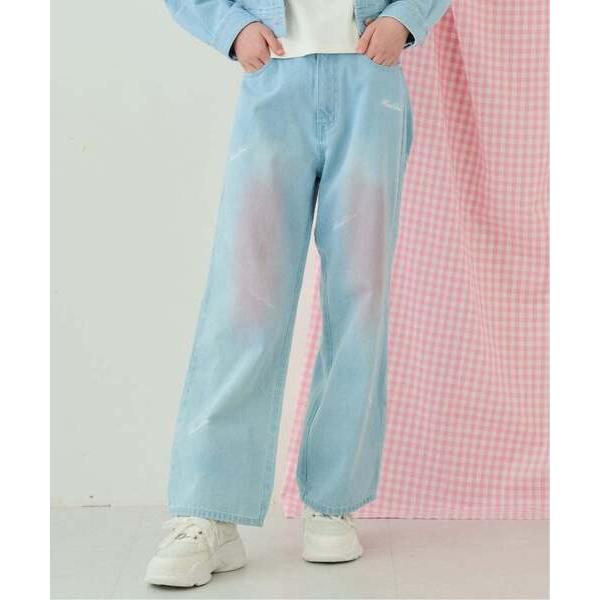 ZOZO問い合わせ番号:106135708ショップ:NARUMIYA ONLINE，ナルミヤ オンラインブランド:mezzo piano Junior，メゾピアノジュニア商品名:ふわっとスプレーストレートデニムパンツカテゴリ:パンツ>...