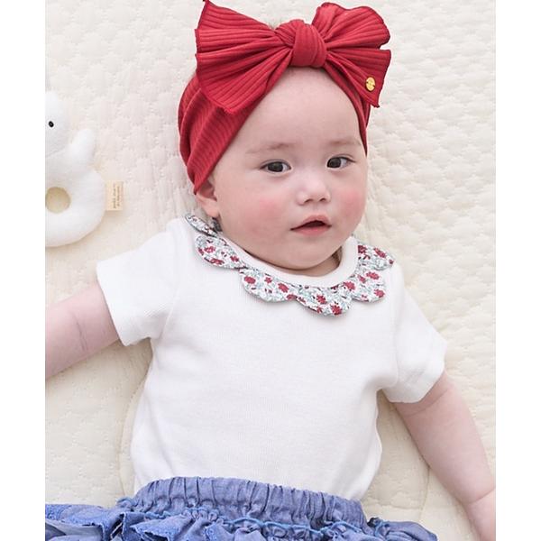 ※このアイテムは返品・交換対象外商品です。ZOZO問い合わせ番号:106135714ショップ:petit main，プティマインブランド:petit main，プティマイン商品名:半袖スカラップロンパースカテゴリ:ママ＆ベビー>ロンパ...