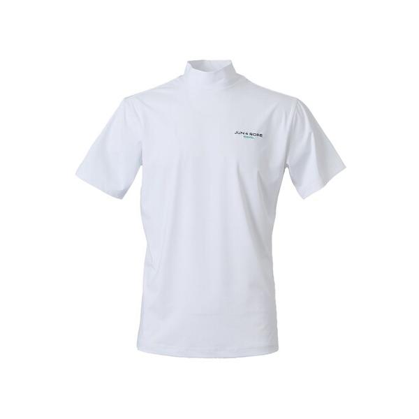 ZOZO問い合わせ番号:106135878ショップ:ROPE'，ロぺブランド:JUN&amp;ROPE'，ジュンアンドロペ商品名:【ESSENTIAL】半袖モックネックシャツ/UV・吸水速乾カテゴリ:トップス>Tシャツ/カットソーブラ...