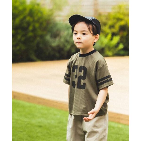 ZOZO問い合わせ番号:106136071ショップ:BEAMS HEART，ビームスハートブランド:BEAMS mini，ビームスミニ商品名:ナンバリング メッシュ Tシャツ 2026SS (90〜140cm) 子供服 夏物 キッズ プチプ...