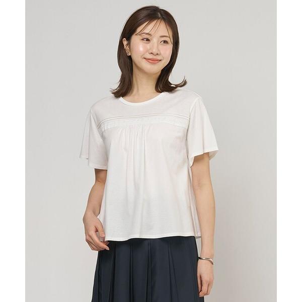 ZOZO問い合わせ番号:106136311ショップ:L size ONWARD（大きいサイズ），エルサイズ　オンワードブランド:J.PRESS，ジェイプレス商品名:【一枚で着映え】ツイスティロ クルーネック カットソーカテゴリ:トップス&g...