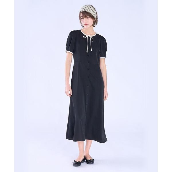 ZOZO問い合わせ番号:106136363ショップ:agnes b.，アニエスベーブランド:To b. by agnes b.，トゥービーバイアニエスベー商品名:WEB限定 ポリエステル バイカラー 半袖 ワンピースカテゴリ:ワンピース/ド...