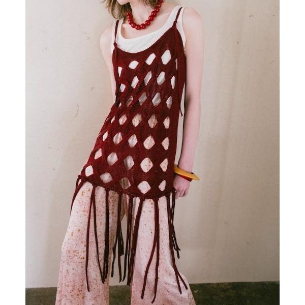 ZOZO問い合わせ番号:106136413ショップ:MARTE，マルテブランド:Ruh Dhan，ルーダン商品名:Interlaced Fringe Dressカテゴリ:ワンピース/ドレス>ワンピースブランド品番:RD-OP001-2...
