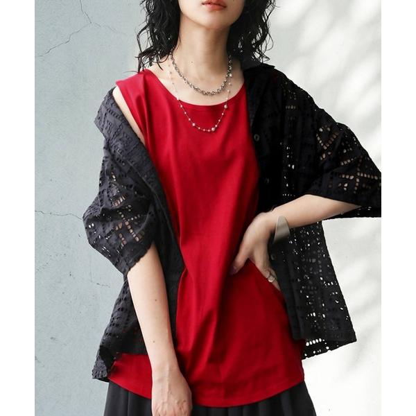 ZOZO問い合わせ番号:106136705ショップ:antiqua，アンティカブランド:antiqua，アンティカ商品名:綿100 汗染み防止 無地 Uネック タンクトップカテゴリ:トップス>タンクトップブランド品番:NA-00533...