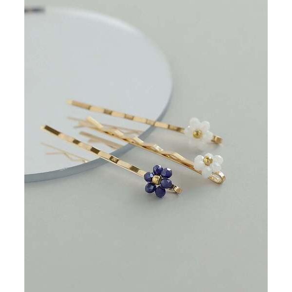 ZOZO問い合わせ番号:106137128ショップ:ANEMONE，アネモネブランド:ANEMONE，アネモネ商品名:ビーズフラワーヘアピン[3本セット]カテゴリ:ヘアアクセサリー>その他ヘアアクセサリーブランド品番:DG120081...