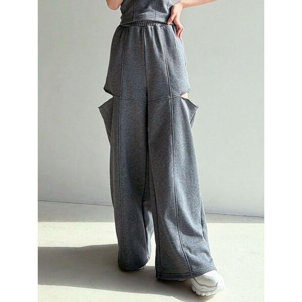 『タイムセール実施中』ZOZO問い合わせ番号:106137151ショップ:RESEXXY，リゼクシーブランド:RESEXXY，リゼクシー商品名:カットアウトスウェットパンツカテゴリ:パンツ>スウェットパンツブランド品番:1526307...