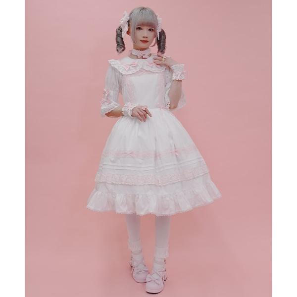 ZOZO問い合わせ番号:106137219ショップ:axes femme，アクシーズファムブランド:Chalmiere，シャルミエール商品名:はしごレースジャンスカカテゴリ:ワンピース/ドレス>ワンピースブランド品番:LD341X16...