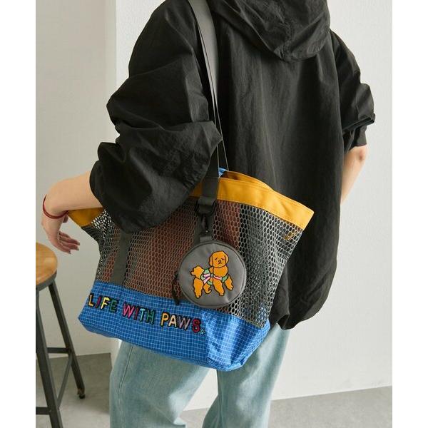 ZOZO問い合わせ番号:106137332ショップ:ear PAPILLONNER，イア パピヨネブランド:ear PAPILLONNER，イアパピヨネ商品名:【KEN NAKAYAMA×ear】コラボメッシュトートバッグカテゴリ:バッグ&...