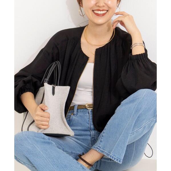 ZOZO問い合わせ番号:106137388ショップ:NOLLEY'S，ノーリーズブランド:NOLLEY'S，ノーリーズ商品名:ウォッシャブルシアージップアップブルゾンカテゴリ:ジャケット/アウター>ブルゾンブランド品番:6-0035-...