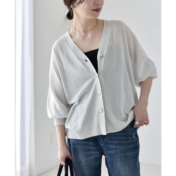 ZOZO問い合わせ番号:106137413ショップ:SHIPS for women，シップス フォー ウィメンブランド:quaranciel，カランシエル，SHIPS，シップス商品名:quaranciel:〈接触冷感/手洗い可能〉メタルボタ...