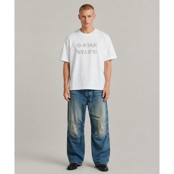 ZOZO問い合わせ番号:106138555ショップ:G-STAR RAW，ジースター・ロゥブランド:G-STAR，ジースター商品名:Reverse Logo Regular T-Shirt/リバースグラフィックロゴTシャツカテゴリ:トップス...