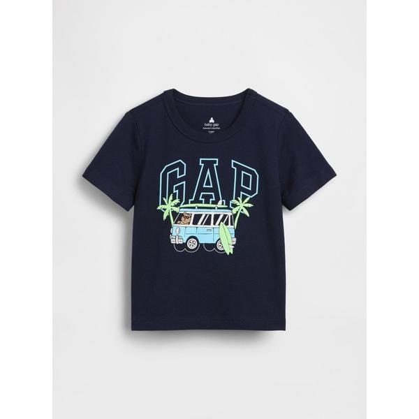 『タイムセール実施中』ZOZO問い合わせ番号:106139044ショップ:GAP，ギャップブランド:GAP，ギャップ商品名:グラフィック GAPロゴTシャツ (幼児・ベビー)カテゴリ:トップス>Tシャツ/カットソーブランド品番:898...
