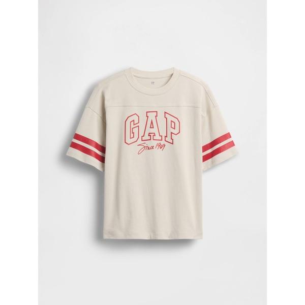 『タイムセール実施中』ZOZO問い合わせ番号:106139415ショップ:GAP，ギャップブランド:GAP，ギャップ商品名:オーバーサイズ GAPロゴ シーム Tシャツ (キッズ)カテゴリ:トップス>Tシャツ/カットソーブランド品番:...