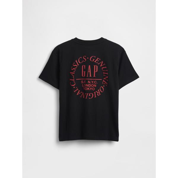 『タイムセール実施中』ZOZO問い合わせ番号:106139441ショップ:GAP，ギャップブランド:GAP，ギャップ商品名:リラックスフィット グラフィック ロゴTシャツ (キッズ)カテゴリ:トップス>Tシャツ/カットソーブランド品番...
