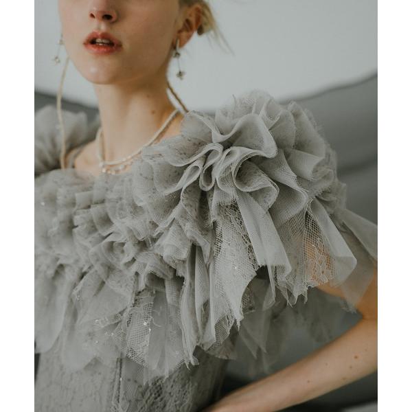 ZOZO問い合わせ番号:106139460ショップ:Dorry Doll，ドリードールブランド:et.UNiVER，エトユニベール商品名:Noir glitter off shoulder dressカテゴリ:ワンピース/ドレス>ドレ...